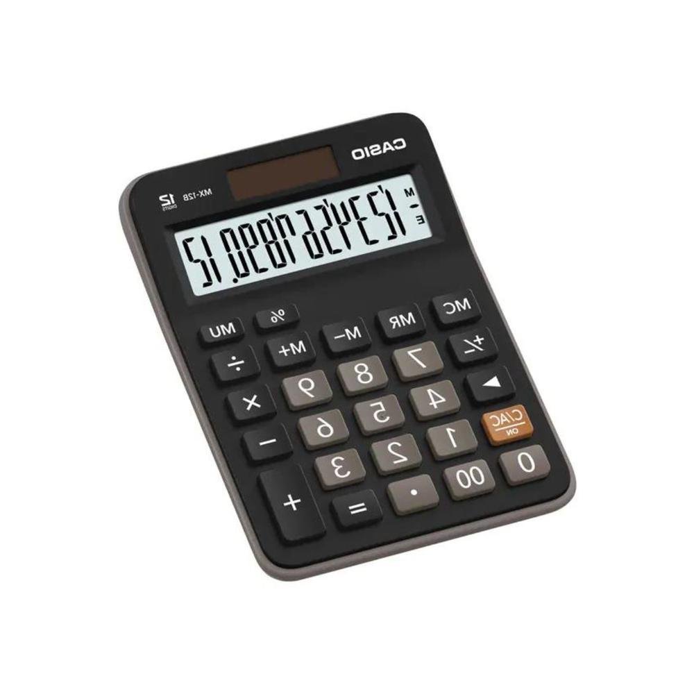 CALCULADORA DE MESA 12 DIG.MX-12B-W4-DC PRETA - Conecta Informática