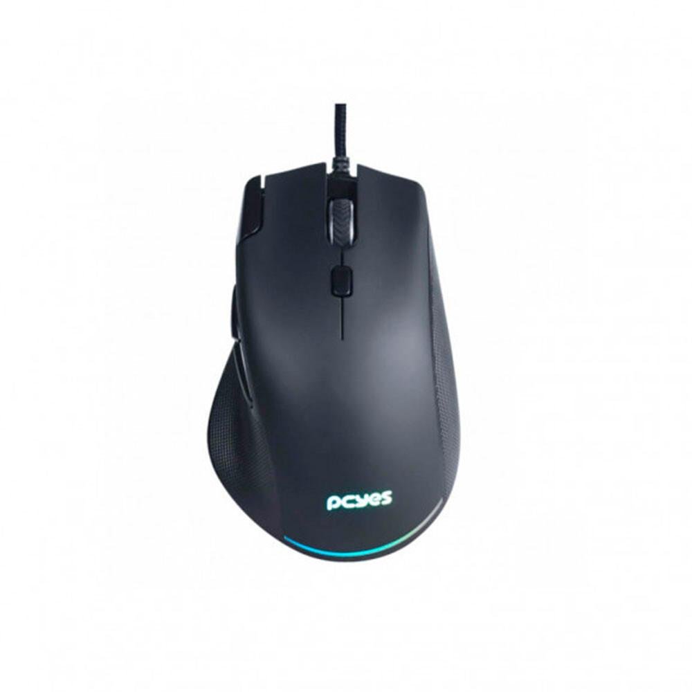 Mouse Usb Gamer Zyron 7 Botões 12800 Dpi Rgb Black Pmgzrgb Pcyes ...